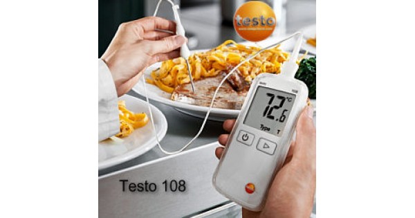 What's so special about the Testo 108 thermometer?